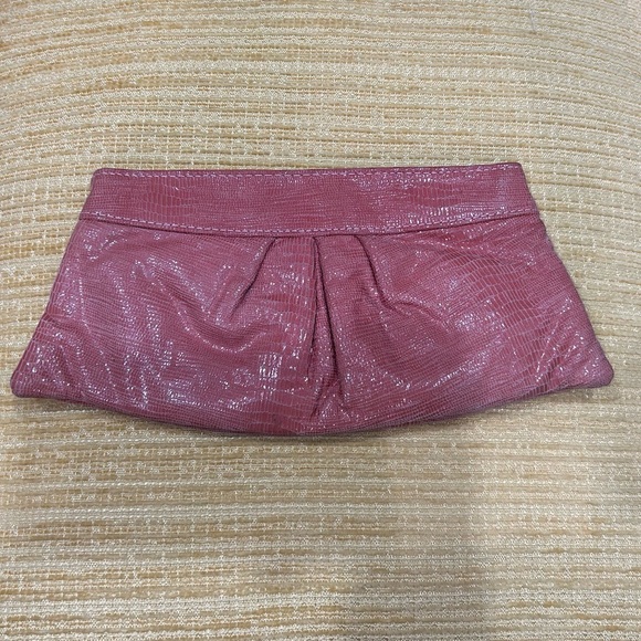 Lauren Merkin | Bags | Lauren Merkin Pink Faux Snakeskin Textured ...